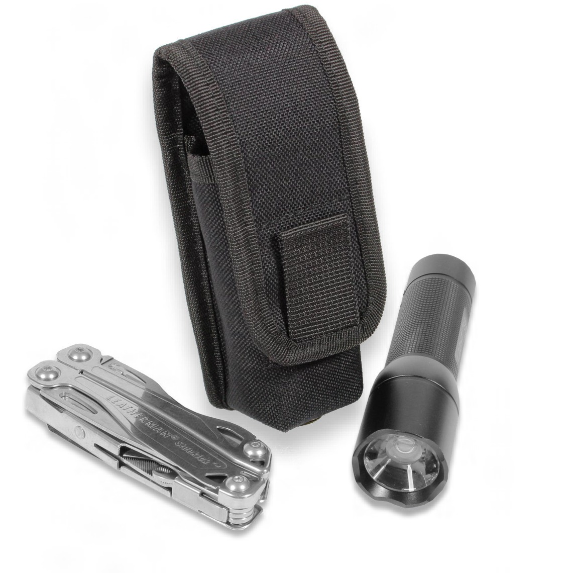 Protec black MOLLE modular torch pouch - Police Supplies