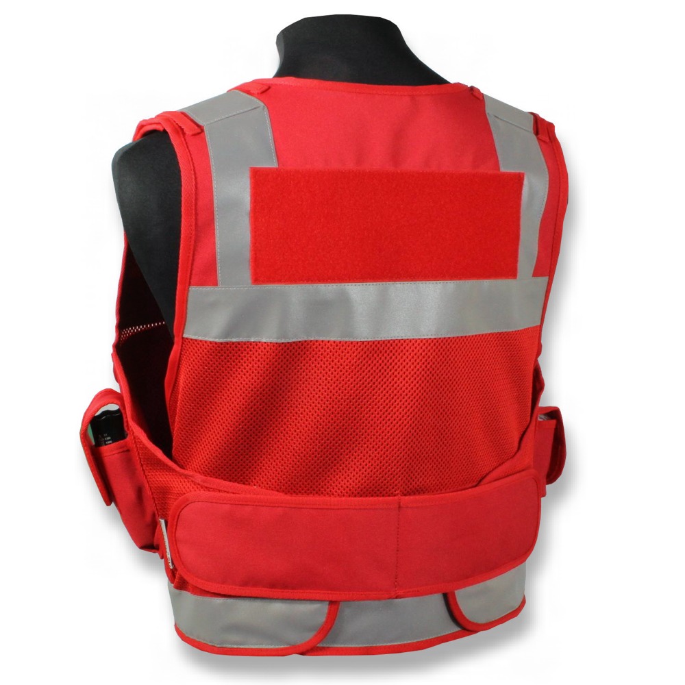 Protec Advanced Red Utility Vest - Police Supplies