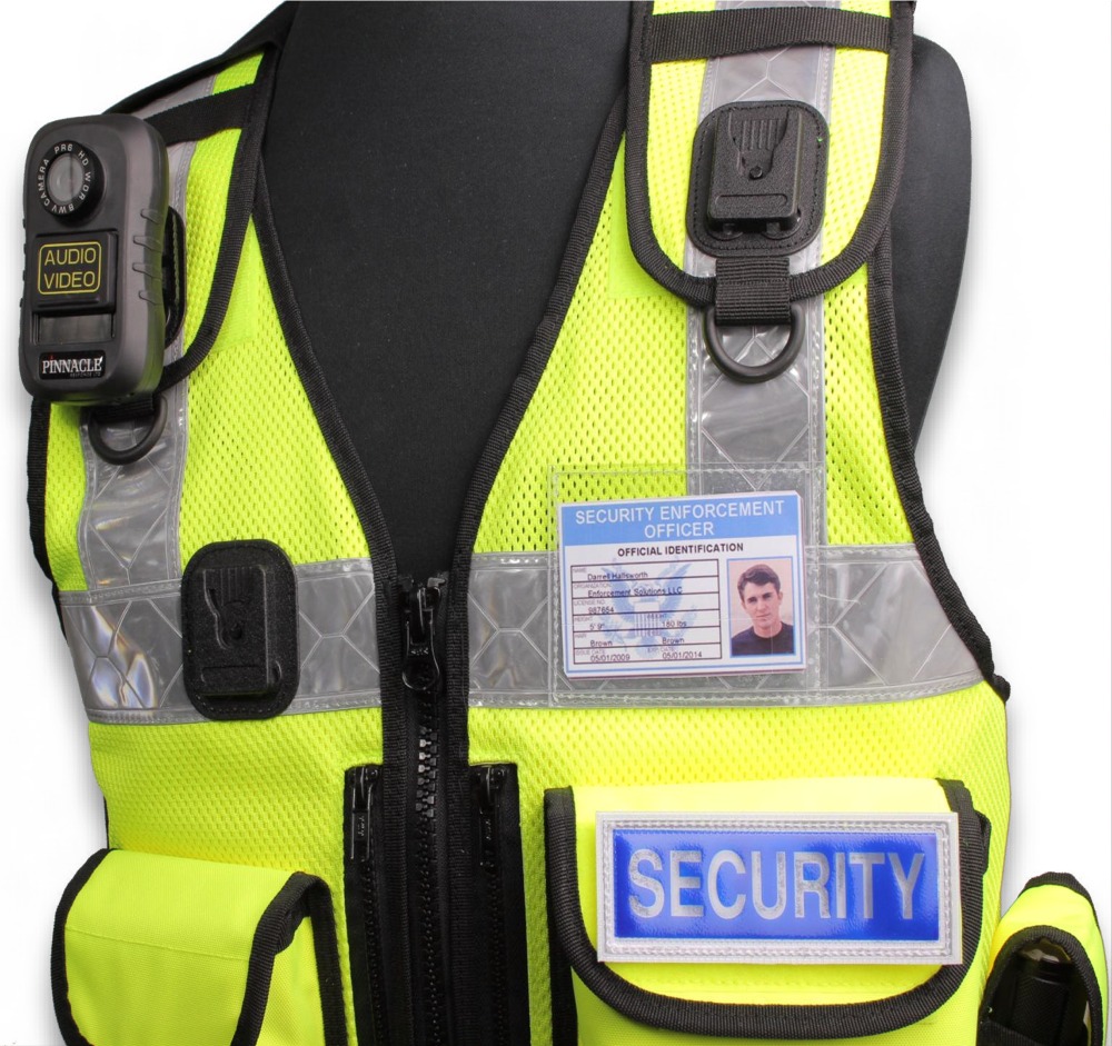 One Size Fits All Yellow Security Vest by Protec - Police Supplies