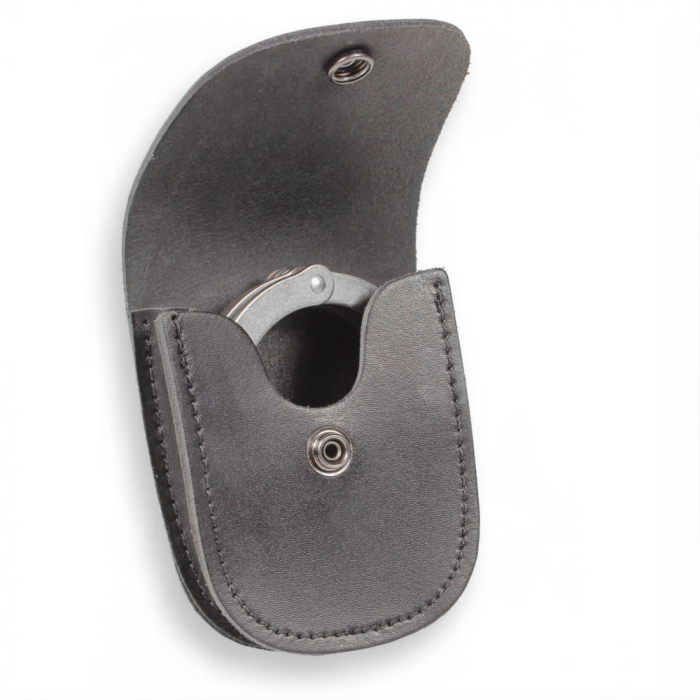 Chained Leather Handcuff Case - Police Supplies