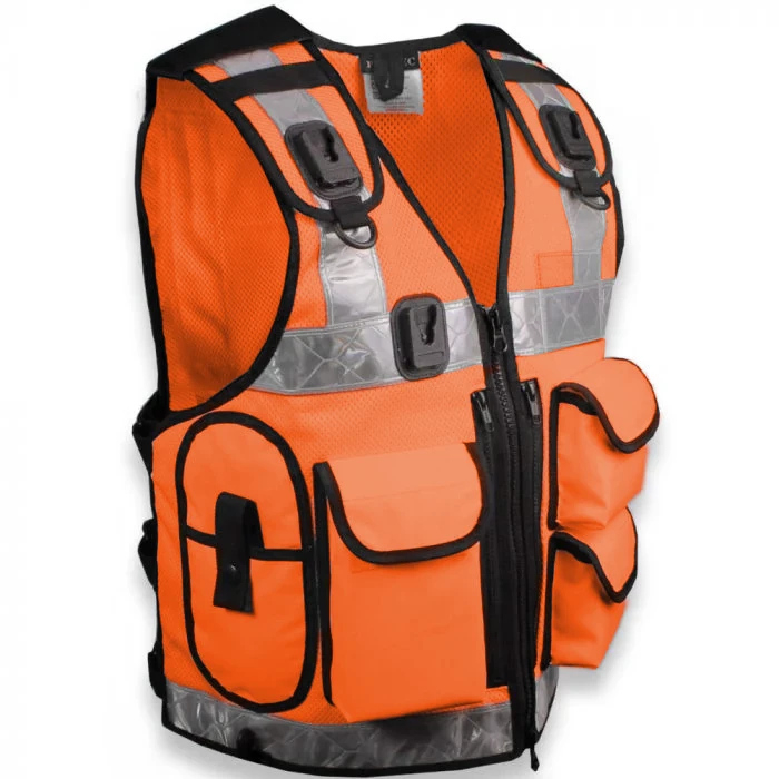 Protec One Size Fits All Security Vest In Orange