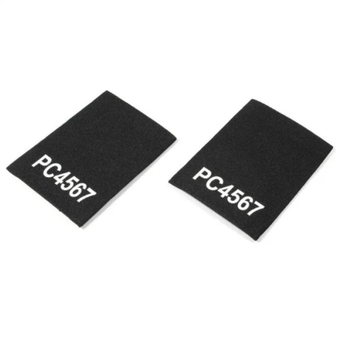 Protec black custom printed slider epaulettes - Police Supplies