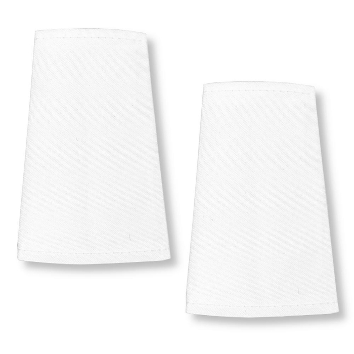 Protec White Police Public Order PSU Epaulette Sliders