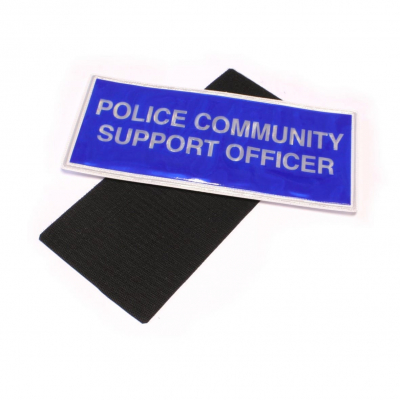 Large Blue PCSO Badge Velcro - Police Supplies
