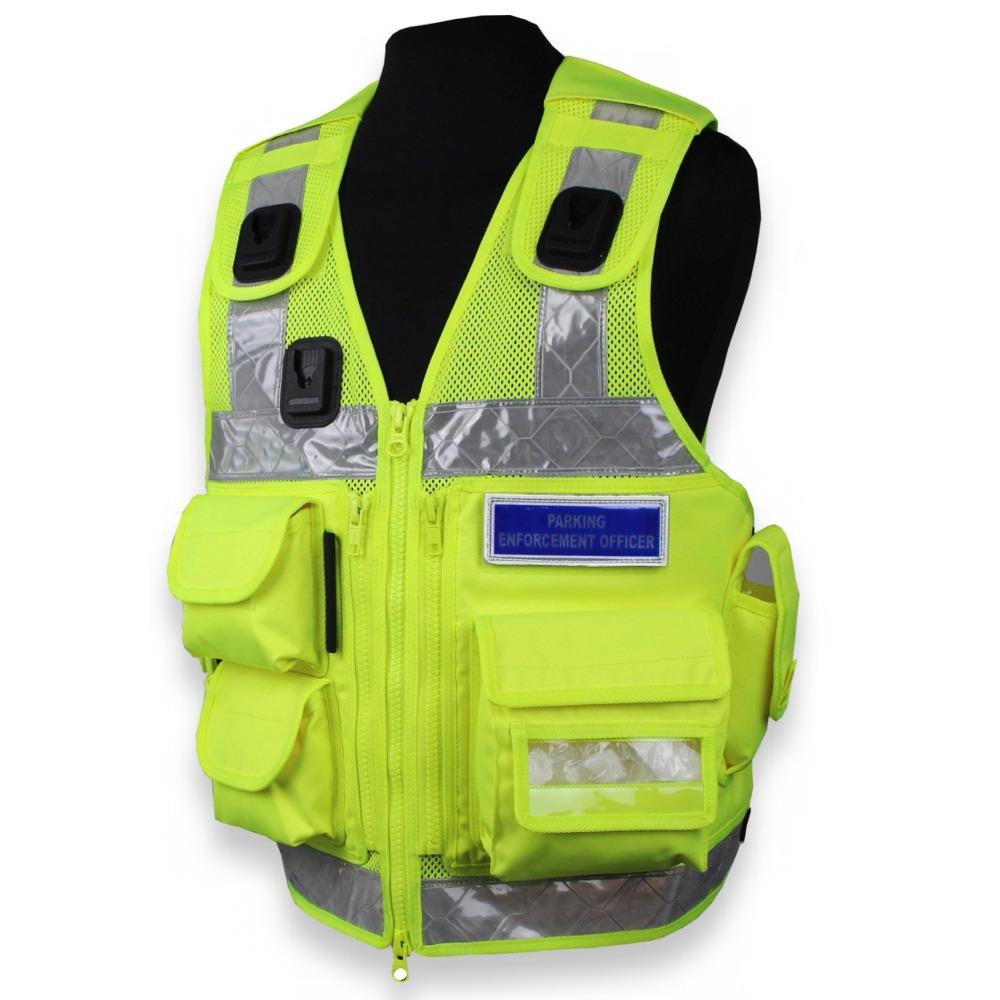Protec Yellow One Size Fits All Civil Enforcement Vest
