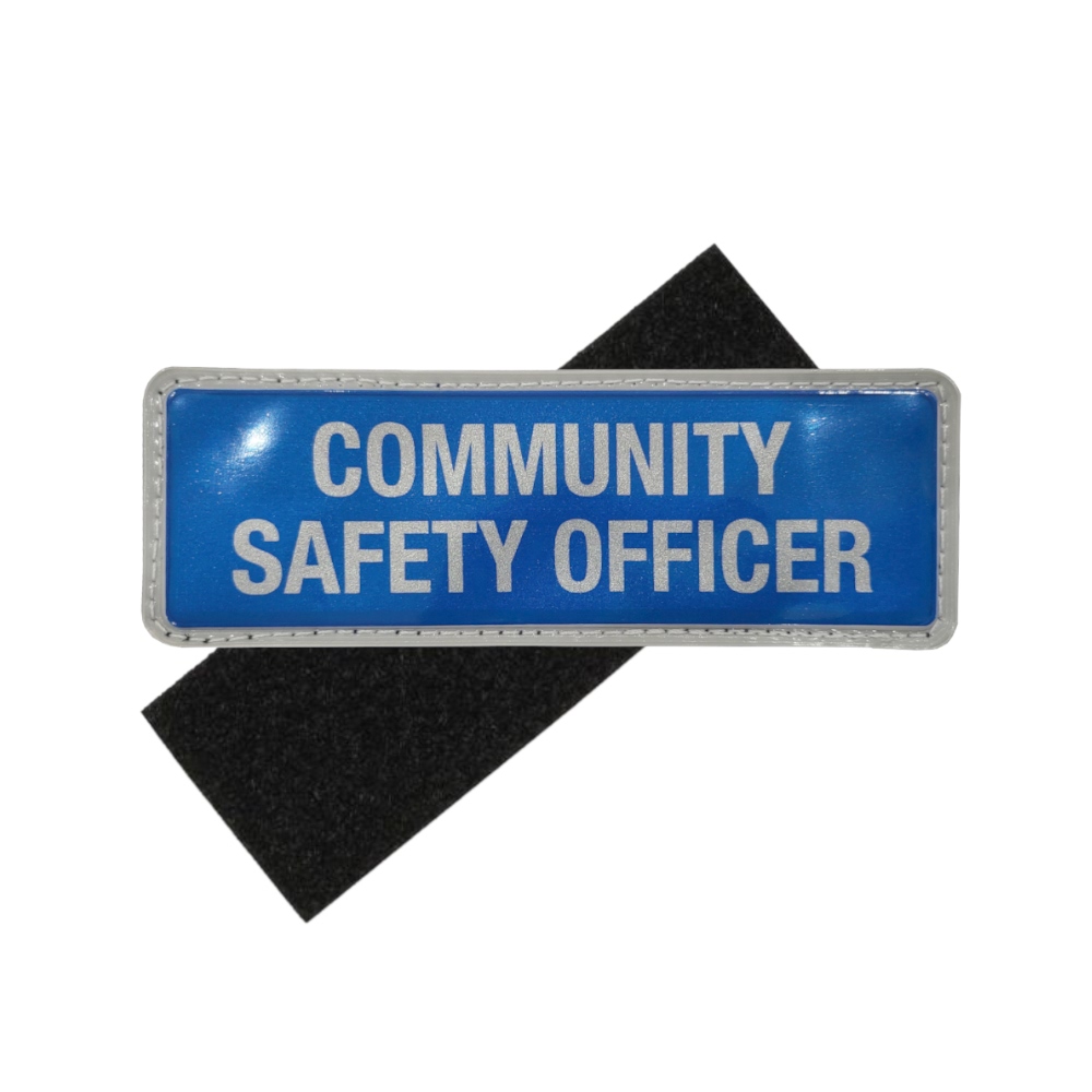 Small Velcro Reflective Community Safety Badge